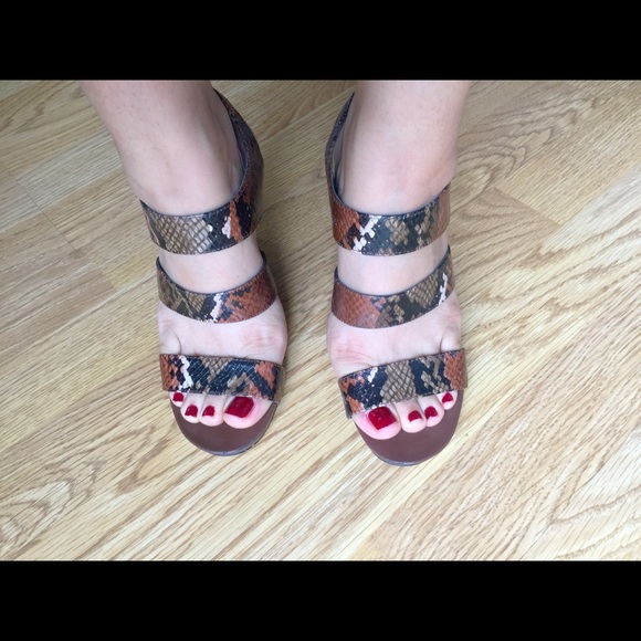 Shoes | Snake Skin Wedge Heels | Poshmark